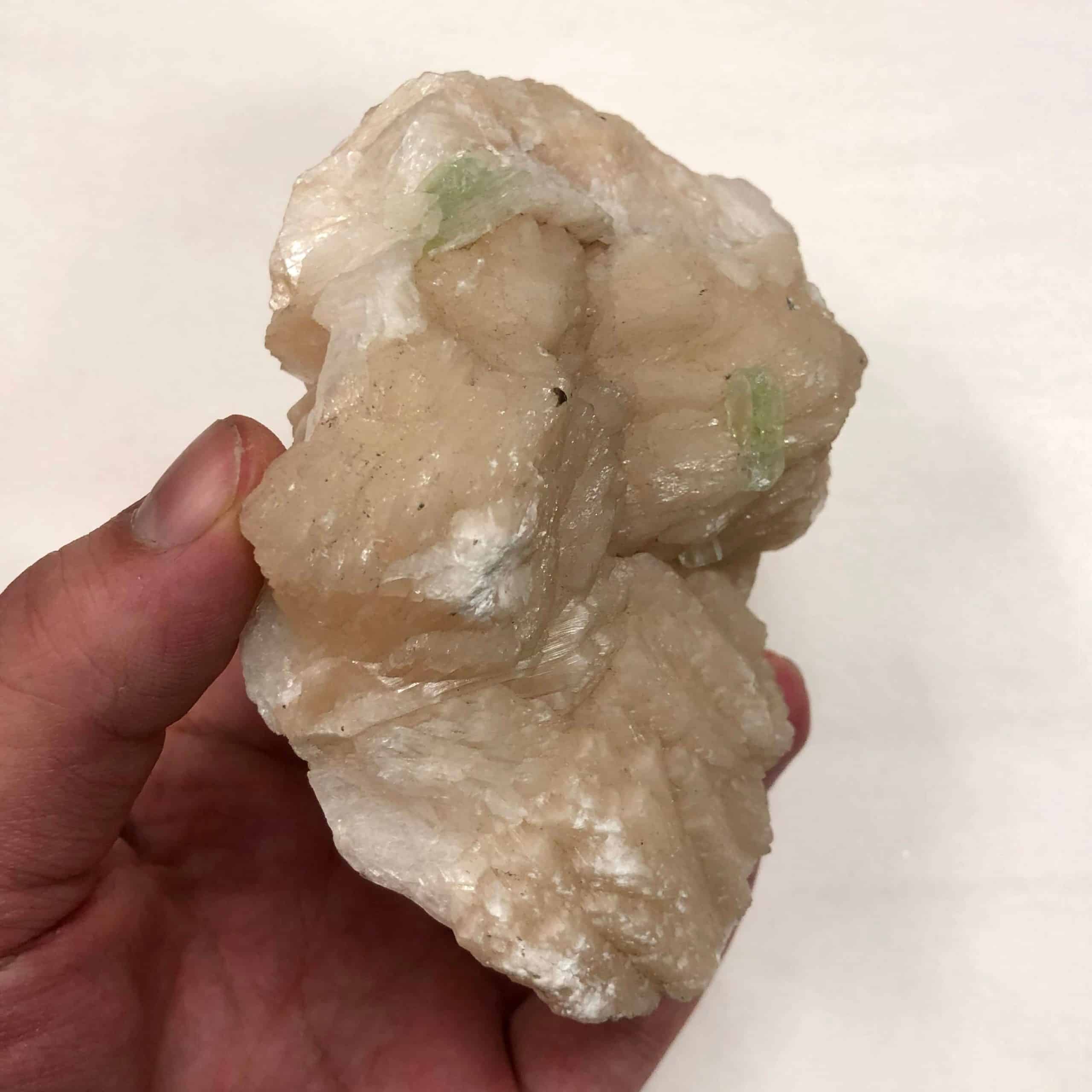 5″ Stilbite Specimen with Green Apophyllite 456g | Inspirit Crystals