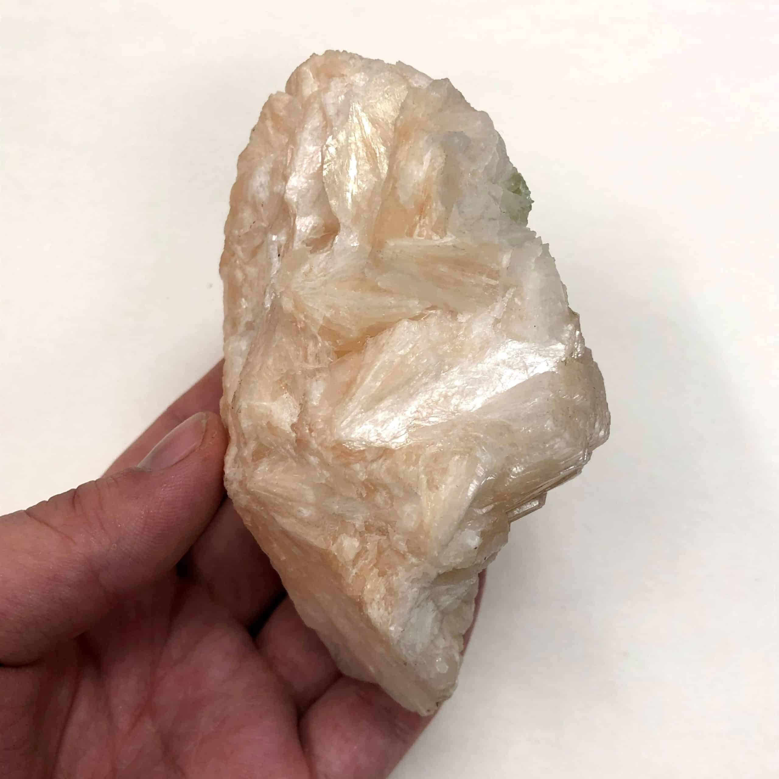 5″ Stilbite Specimen with Green Apophyllite 456g | Inspirit Crystals